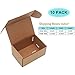 Amazon.com: 10 Pack Small Shipping Boxes 6x4x3'' Corrugated Small ...