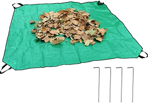 78.7" x 78.7" Leaf Tarp - Reusable Waterproof Yard Leaf Collector with ...