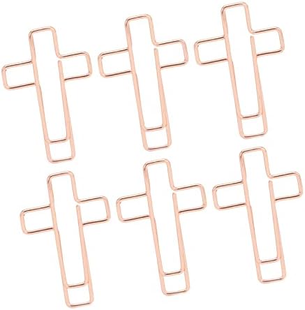 Amazon.com: Cyrank Flower Paper Clips 100pcs, White Rose Shape Paper ...