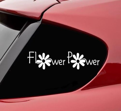 Amazon.com: Slap-Art Flower Power Vinyl Decal Sticker : Sports & Outdoors