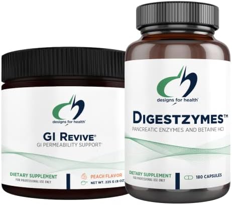 Amazon.com: Designs for Health GI Revive Powder (8oz) + Digestzymes ...