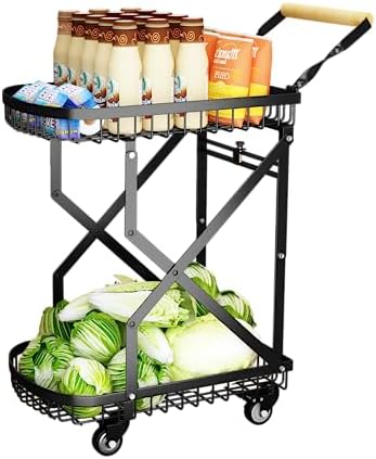 Amazon.com: SSWBasics Mini Shopping Cart - 100 Pound Weight Capacity ...