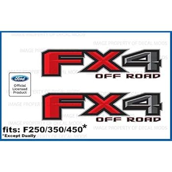 Amazon.com: Decal Mods Dually FX4 Off Road Decals Stickers for Ford ...