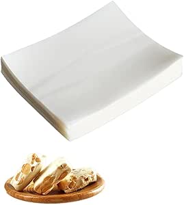 Amazon.co.jp: Edible Glutinous Rice Paper, Candy Wrapping Paper, Oblato ...