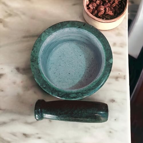 Angora Creations™ Marble Mortar & Pestle Sets/Kharal/Khalbatta/Imam ...