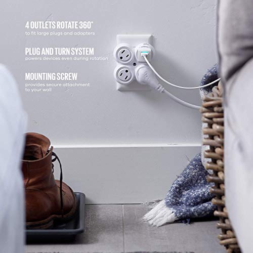 Snapklik.com : 360 Electrical 36031 Revolve Basic 4 Rotating Adapter ...