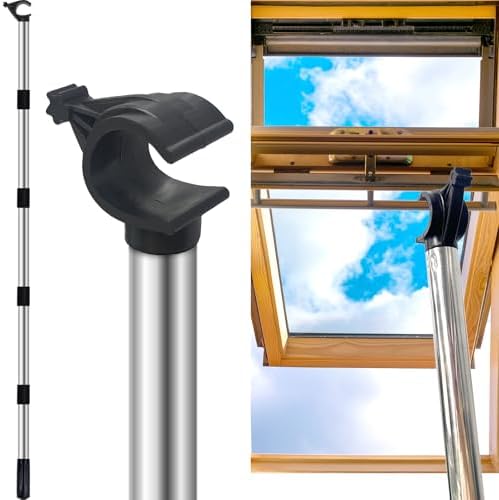 Telescopic Window Pole Rod Opener Designed to be Compatible with Velux ...