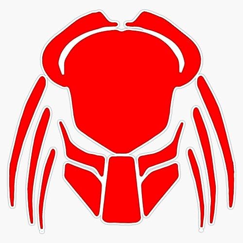 Amazon.com: Predator Red Logo Vinyl Window Bumper Sticker Decal 5 ...