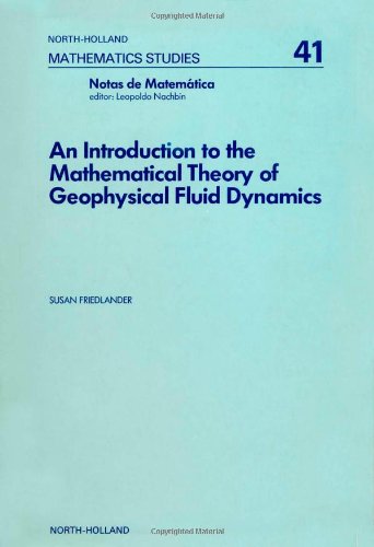 An introduction to the mathematical theory of geophysical fluid ...