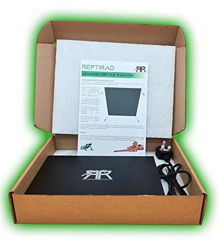 RR1 ReptiRad 80w Advanced Reptile Radiator, Black - Pet Foods & Supplies