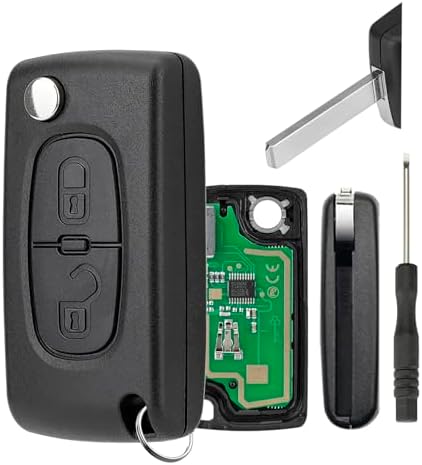 ASK 433MHZ 2 Buttons CE0536 Remote Key Fob For Peugeot 207 307 308 407 ...