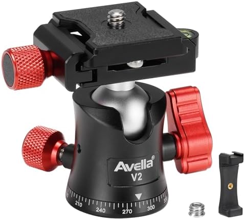 Amazon.com : Avella V2 Professional Metal 360 Degree Rotating Ball Head ...