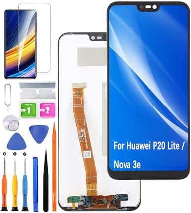 Replacement Display for Huawei P20 Lite LCD Screen, for Huawei Nova 3e ...