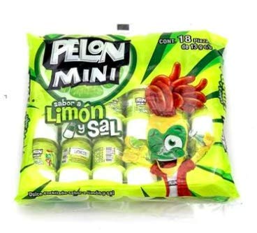 Amazon.com : Mini Pelon Limon y Sal (18 pack bag) Spicy Sweet Soft ...