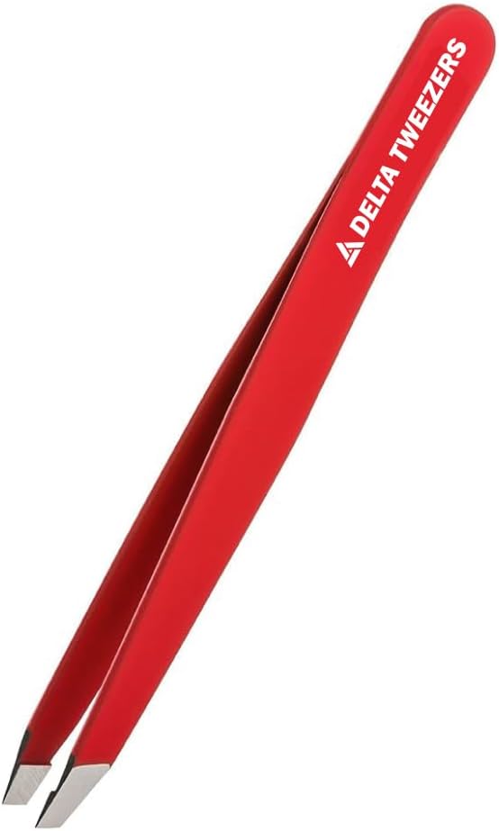 Amazon.com : Delta Tweezer Eyebrow Tweezers for Women Facial Hair ...