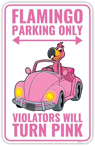 Amazon.com: Flamingo Wisdom Metal Sign - Inspirational Indoor Outdoor ...