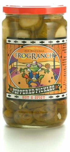 Frog Ranch Hot & Spicy Peppered Pickles : Amazon.in: Grocery & Gourmet ...
