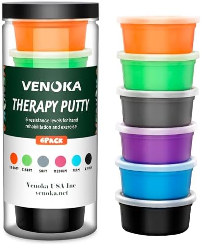 Amazon.com: Venoka Therapy Putty for Kids and Adults - Resistant ...
