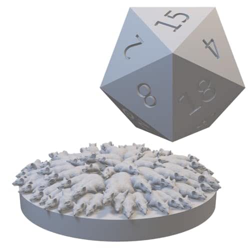 Amazon.com: Medium Animal Miniature for DND Pathfinder RPG Unpainted ...