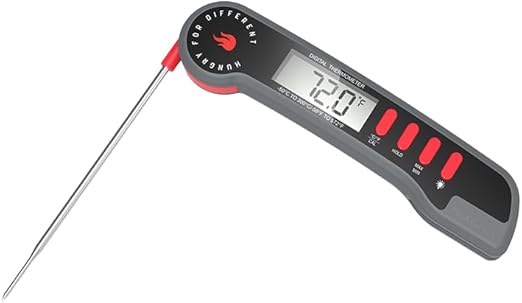 Amazon.com: Nexgrill Instant-Read Digital Thermometer, Stainless Steel ...