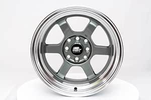 Amazon.com: MST Time Attack 15x8 Wheels - Dual Bolt Pattern 4X100 ...