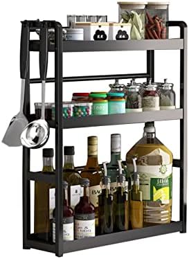 Amazon.co.jp: RCHYFEED Seasoning Storage Rack, Adjustable, 3 Tiers ...