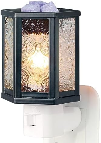 Amazon.com: CVHOMEDECO. Wall Plug-in Electric Wax Melt Warmer Punched ...