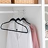 Amazon.com: Simplify 10 Super Slim Velvet Huggable Hangers in Black ...