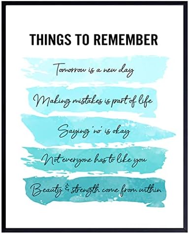 Amazon.com: Motivation Inspiration Affirmations Wall Art for Home ...