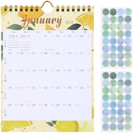 Amazon.com: Lbylyhxc Mini Wall Calendar 2025 (8.5x5.5"), Use Now to Dec ...