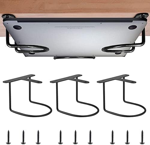 Amazon.com: Under Shelf Desk Laptop Mount: Laptop Holder Laptop ...