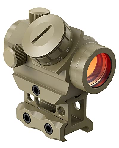 Snapklik.com : MidTen 2MOA Red Dot Sight 1x25mm Reflex Sight Waterproof ...
