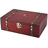 Amazon.com: Retro Wooden Box, Old Fashioned Antique Jewelry Cosmetics ...
