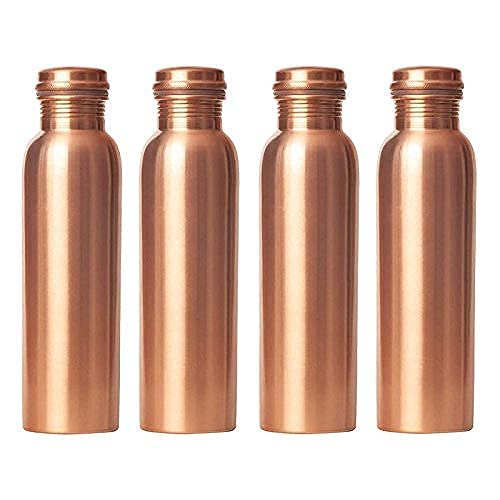 Aditya Shopping pure copper water bottle set of 4 combo. 1000ml ...