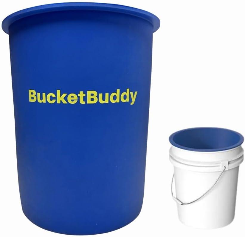 BucketBuddy Flexible Bucket Liner for Plaster, Concrete, Adhesive and ...