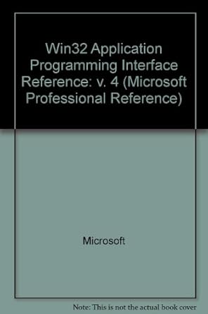 Microsoft Win32 Programmer's Reference: Functions H-Z (Microsoft ...