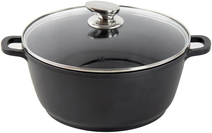 SQ Professional NEA Die-Cast Stock Pot -Aluminum Stackable Casserole ...