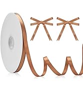 Amazon.com: 3/8 Inch x 100Yds Thin White Satin Ribbon Double Faced ...