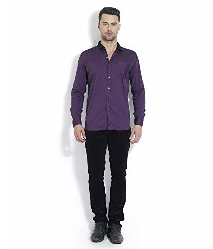 LYF Men's Casual Shirt (LYF-S-117(B)_Purple_XXX-Large) : Amazon.in ...