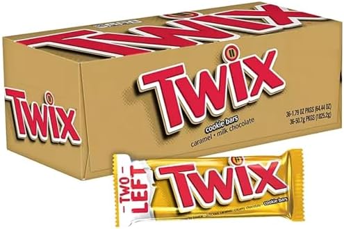 Amazon Twix Bulk Chocolate Candy Individually Wrapped Full Size