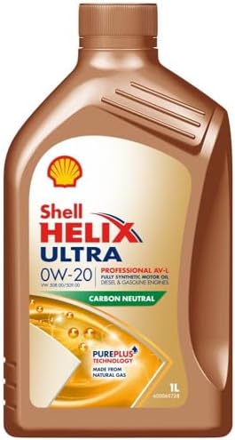 Shell Ultra Professional AV-L, 0W-20 Fully Synthetic Motor Oil, For ...