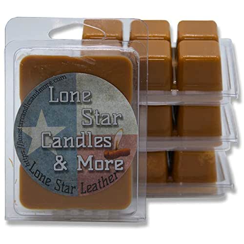 Amazon.com: Leather Scented Premium Lone Star Candles & More's Hand ...