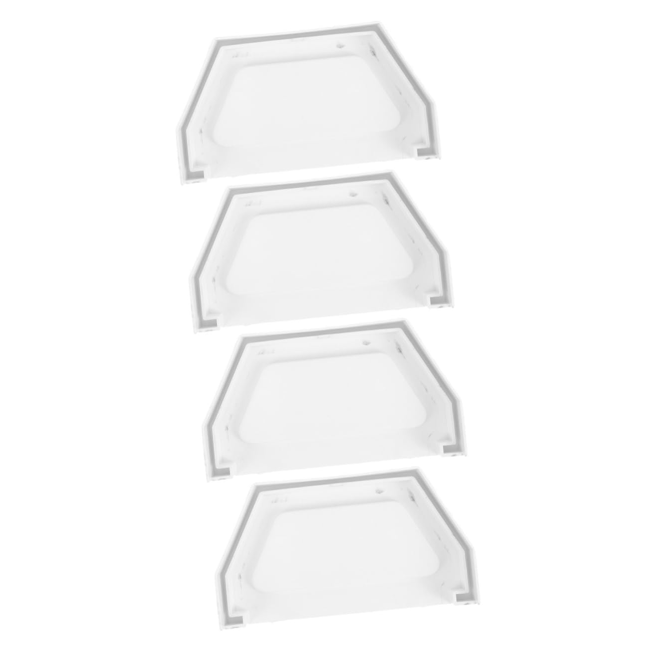 Amazon.com : DOITOOL Gutter End Caps: 4PCS Plastic Rain Gutter ...