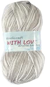 WoolCraft with Love DK Knitting & Crochet Yarn is a Soft, Self ...