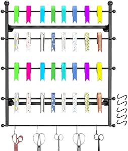 Amazon.com: Craft Ribbon Storage Display Stand - Wall Mount Ribbon ...