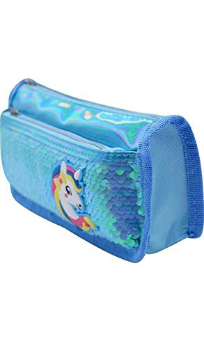 Azotiquee Blue Sequence Multipurpose Pencil Pouch for Kids : Amazon.in ...