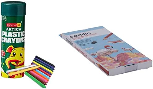 Camel Plastic Crayons - 12 Shades & Camel 4192566 Full Size Color ...