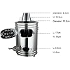 Amazon.com: NABOOJ Burn Barrel, Stainless Steel Garden Incinerator ...