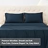 Amazon.com: MICORAL Twin Bed Sheets Set, Soft Breathable Bedding Sheet ...