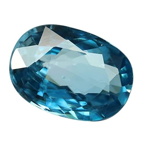 Original Certified 5.25 Carat Blue Zircon Stone Beautiful Nila Zarkan ...